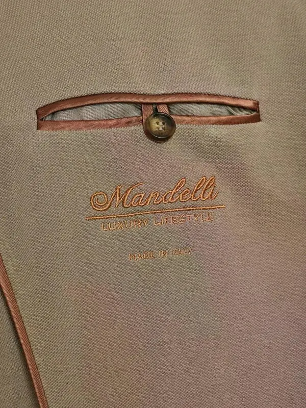 MANDELLI Notched-lapel Single-breasted Blazer