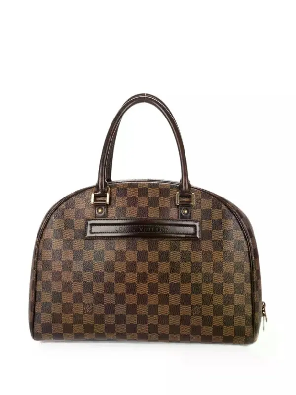 LOUIS VUITTON Damier Ebene Nolita Tote Bag - Brown