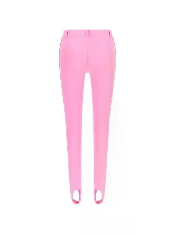 Moschino Logo-tape Stirrup Leggings - Pink