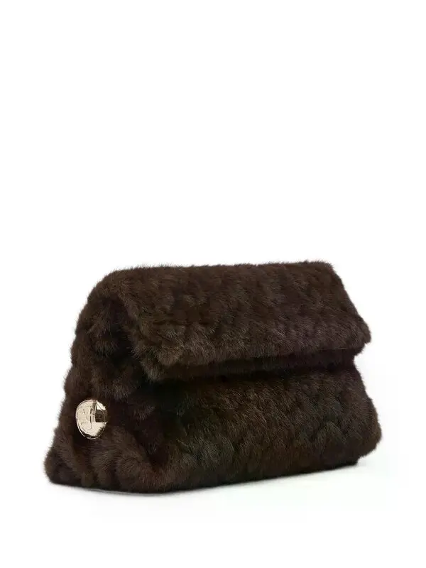 Liu Jo Riccy Faux Fur Bag - Brown