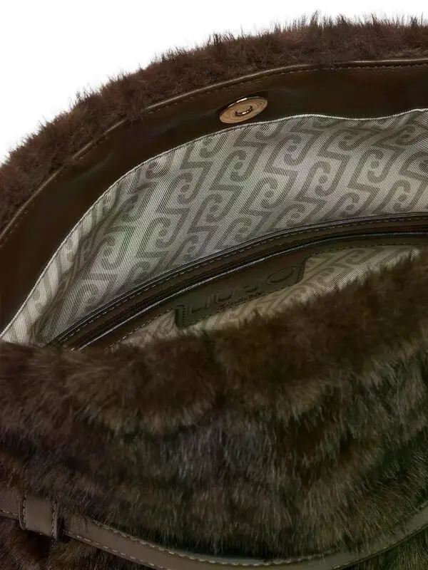 Liu Jo Riccy Faux Fur Bag - Brown