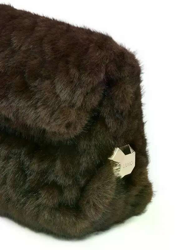 Liu Jo Riccy Faux Fur Bag - Brown