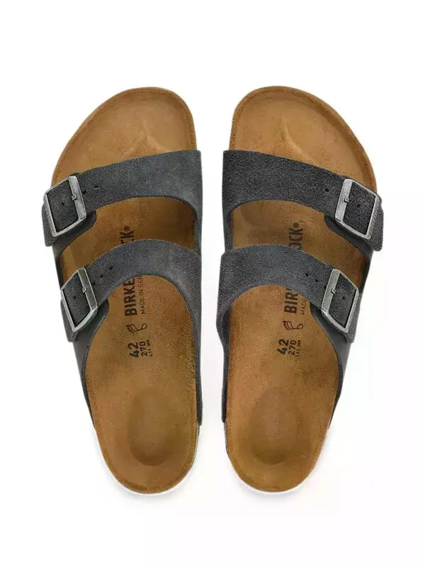 BIRKENSTOCK Arizona Buckle-fastening Sandals - Black
