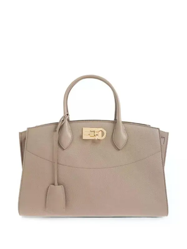FERRAGAMO Large Studio Tote Bag - Brown
