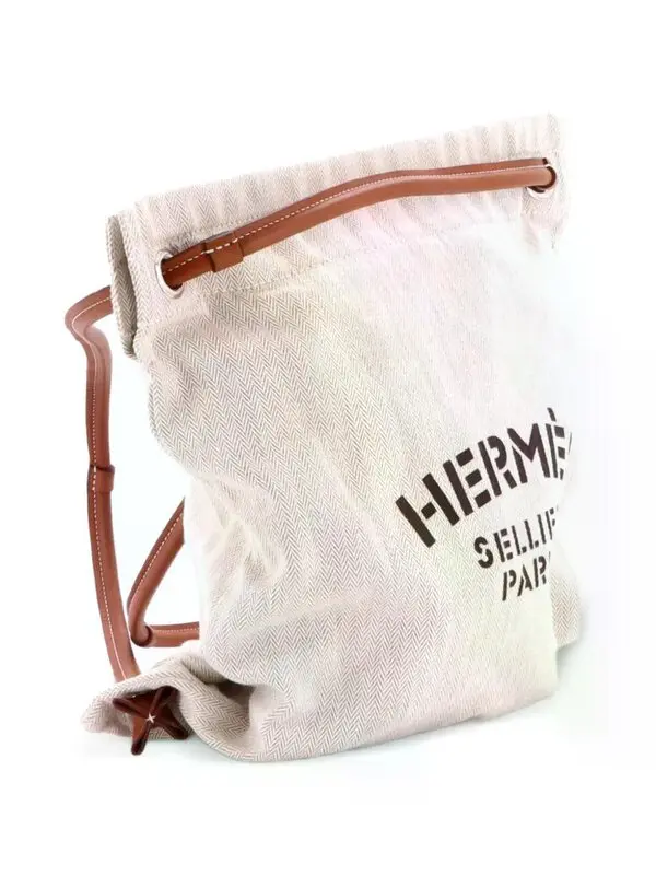 Hermès Aline Bag Toile Mm Crossbody Bag - Neutrals
