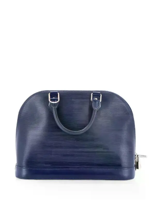 LOUIS VUITTON Alma Handbag Epi Leather Pm Satchel - Blue