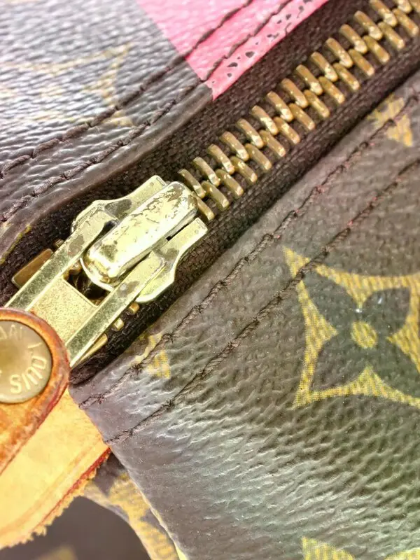 LOUIS VUITTON Speedy Handbag Limited Edition V Monogram Canvas 30 Satchel - Brown