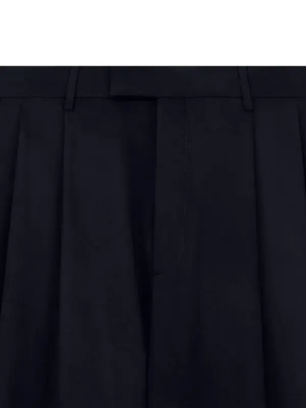Giorgio Armani Pleated-detail Trousers - Blue