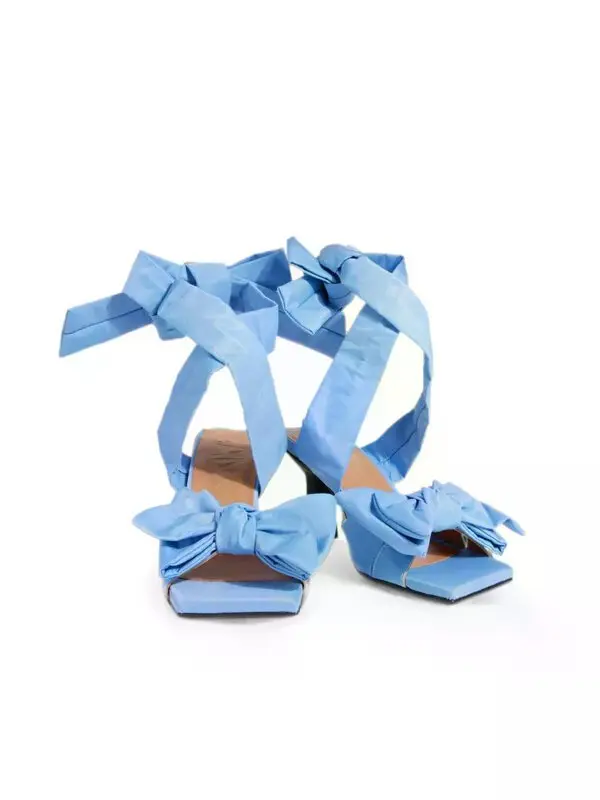 GANNI Bow-detailed Sandals