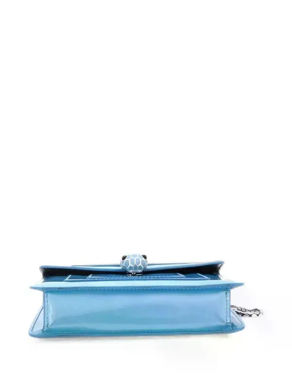 BVLGARI Serpenti Forever Patent Small Shoulder Bag