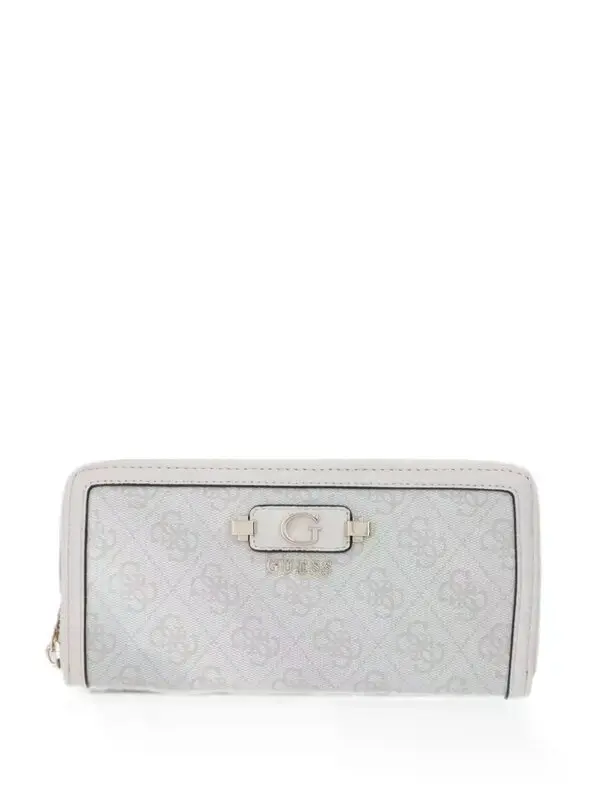 Guess Lindsey Logo-print Wallet - Neutrals