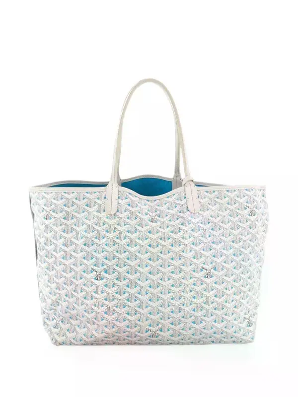 Goyard Saint Louis Claire Voie Coated Canvas Pm Tote Bag - White