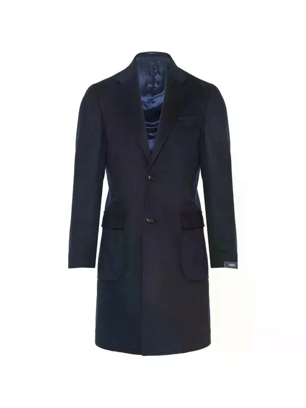 BARBA NAPOLI Single-breasted Cashmere Coat