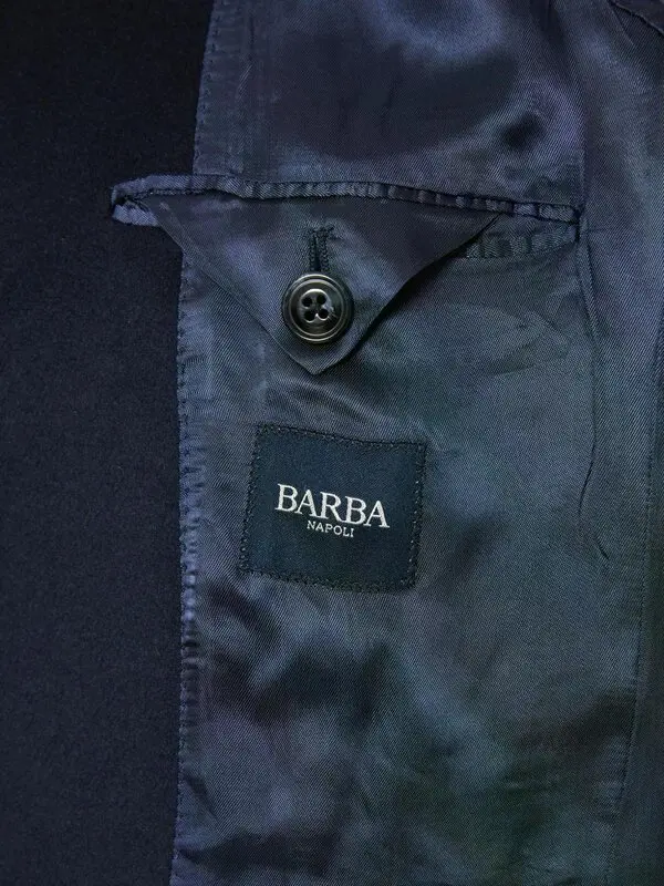 BARBA NAPOLI Single-breasted Cashmere Coat