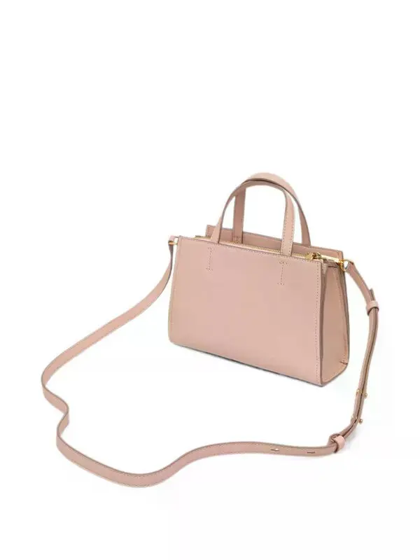 Dkny Avril Logo-plaque Leather Tote Bag