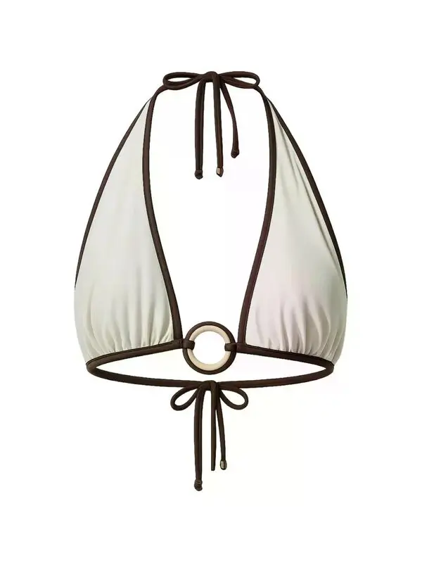 BAOBAB Helena Ring-detail Bikini Top - White