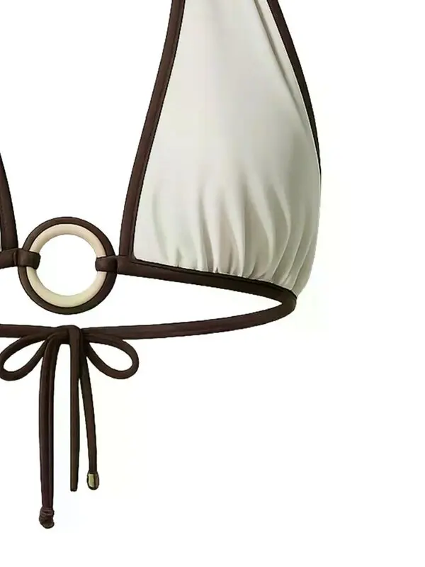 BAOBAB Helena Ring-detail Bikini Top - White
