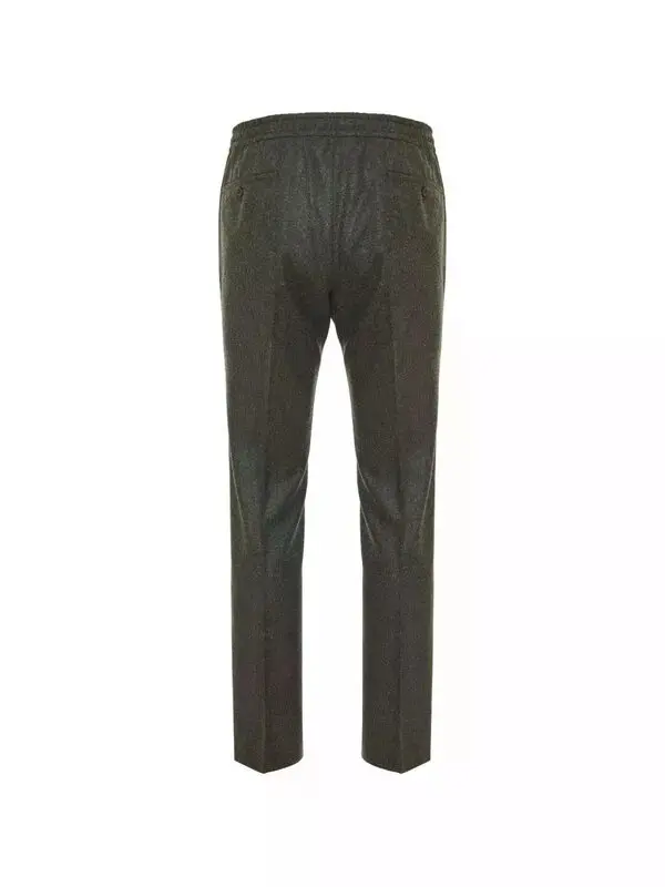 Corneliani Drawstring-waist Pressed-crease Trousers