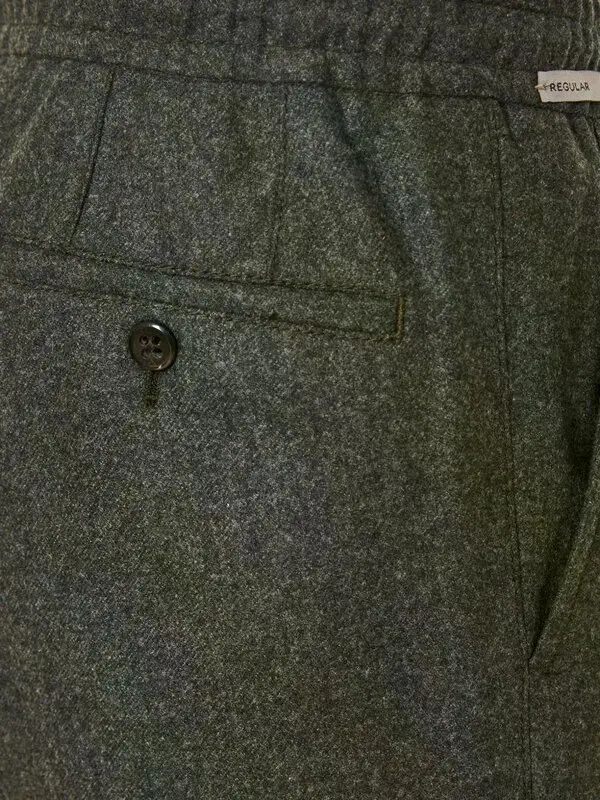 Corneliani Drawstring-waist Pressed-crease Trousers