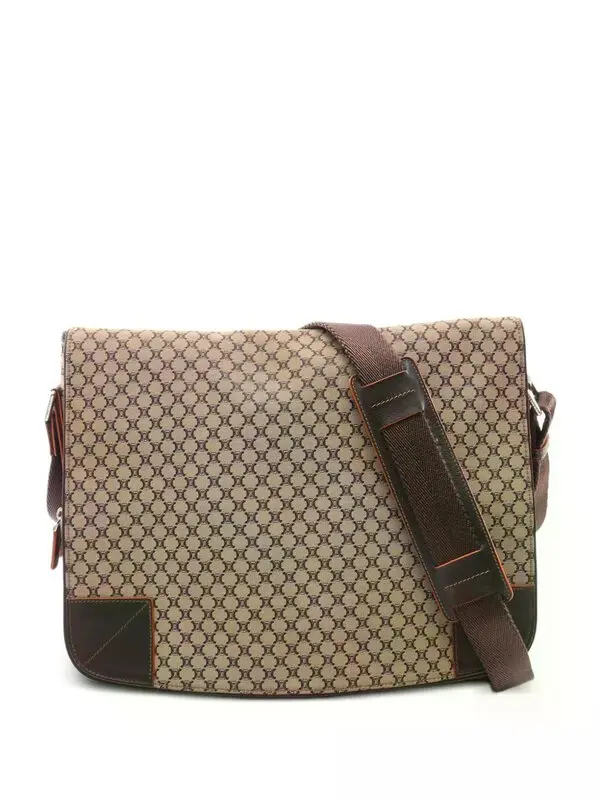 Celine 2010s Macadam Shoulder Bag - Neutrals