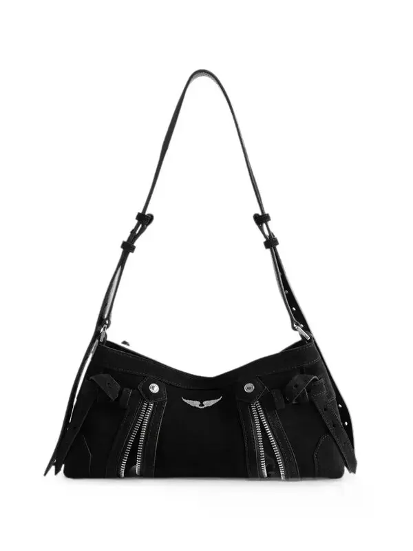 Zadig&Voltaire Madison Mini Suede Bag - Black