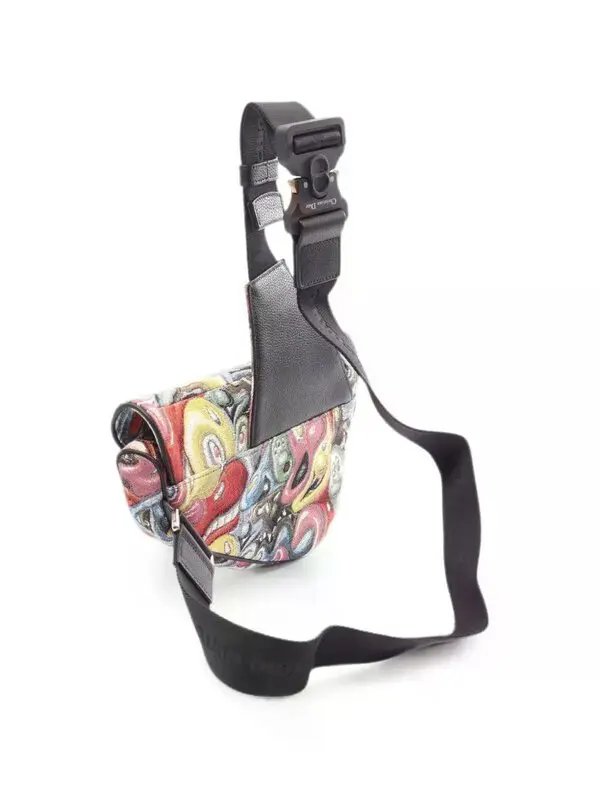 Dior 2010s Kenny Scharf Saddle Belt Bag