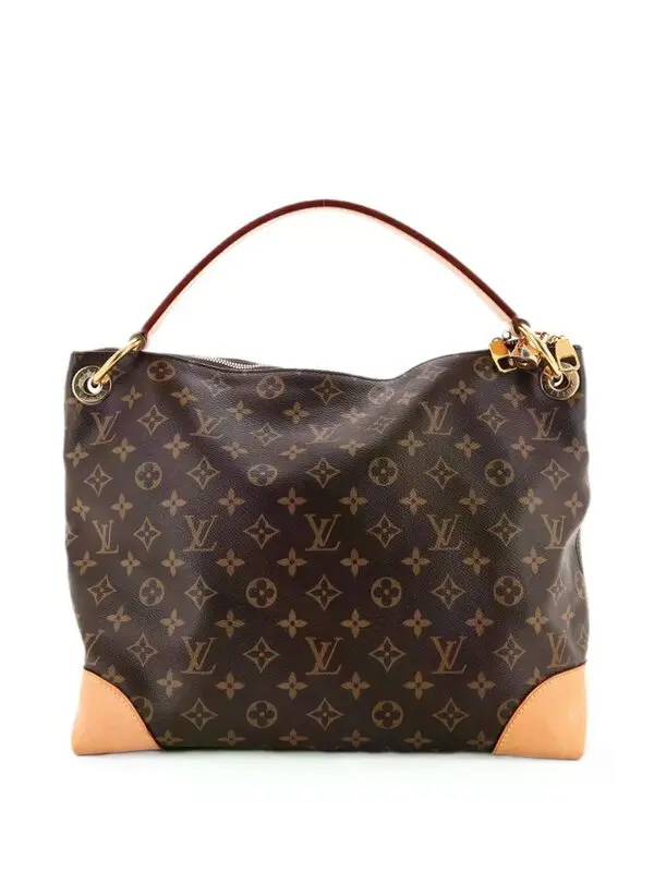 LOUIS VUITTON Monogram Canvas Berri Pm Hobo Bag