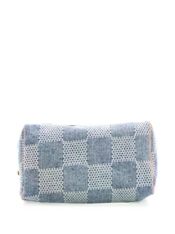 LOUIS VUITTON Speedy Bandouliere Satchel Bag - Blue