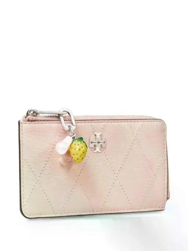 Tory Burch Charlie Quilted Card Case