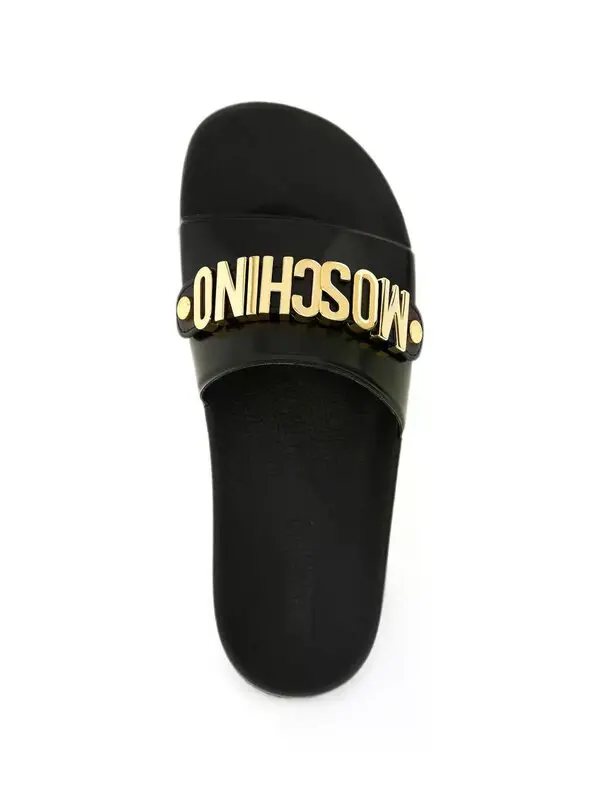 Moschino Logo-lettering Pool Slides