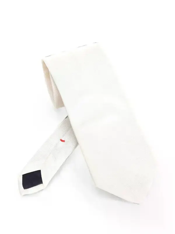 AL DUCA D’AOSTA 1902 Damon Silk Tie - Neutrals