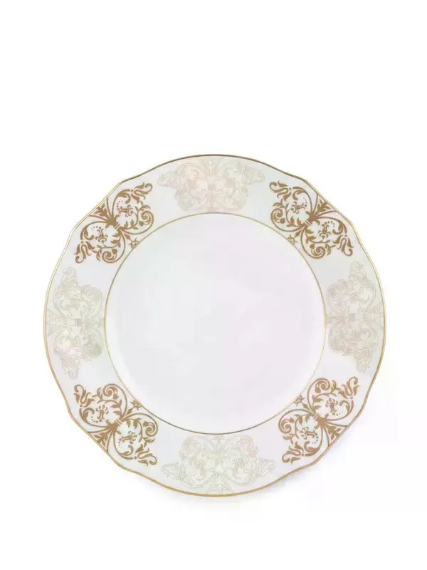 GINORI 1735 X Oscar De La Renta Scalloped-edge Plate - White