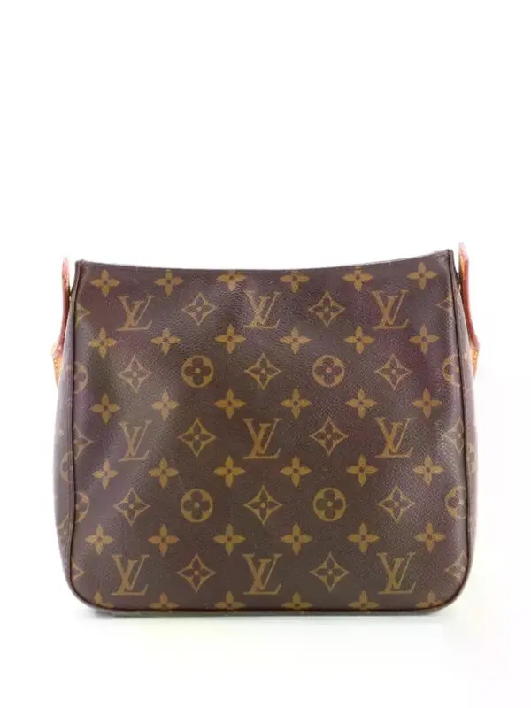 LOUIS VUITTON Looping Handbag Monogram Canvas Mm Satchel