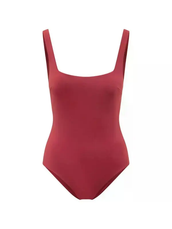 Sundek Cina Scoop-neck Swimsuit - Red