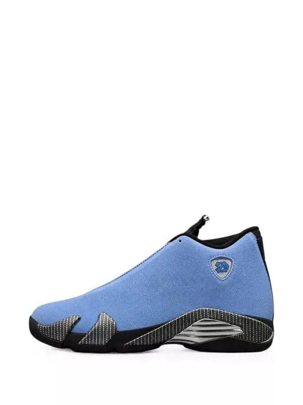 JORDAN 14 Retro Logo-patch Sneakers - Blue