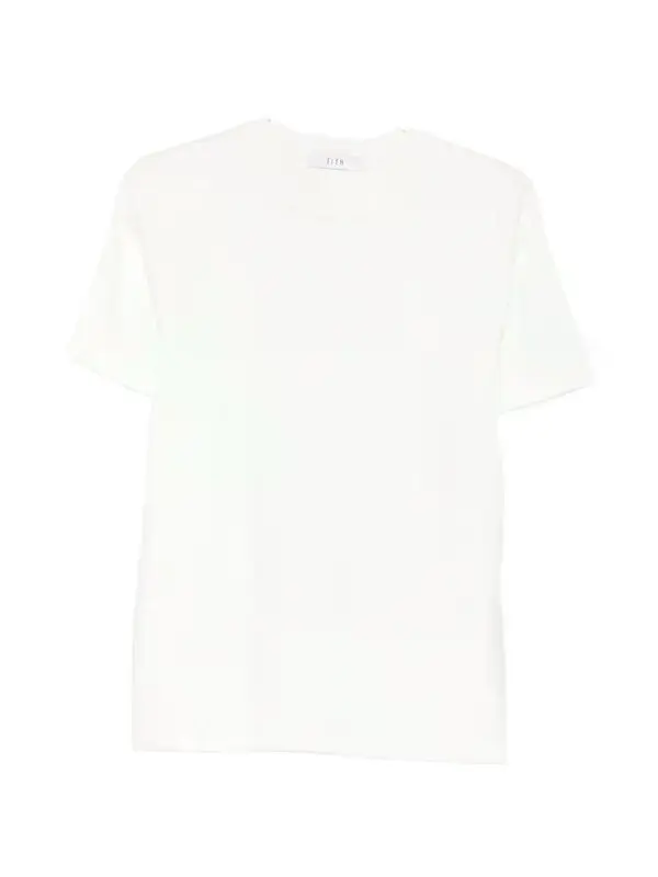 ELEH Crew-neck Short-sleeve T-shirt - White