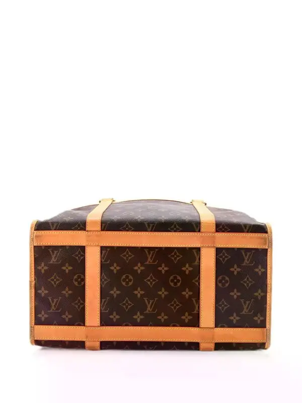 LOUIS VUITTON Monogram Canvas 40 Satchel Dog Carrier Bag - Brown
