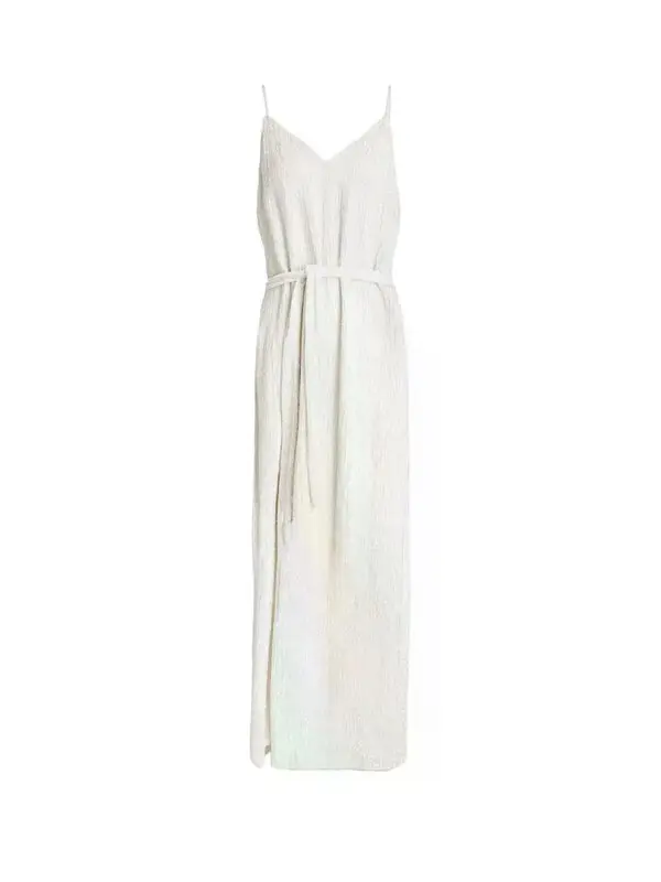 Retrofete Rebecca Embellished Maxi Dress - White