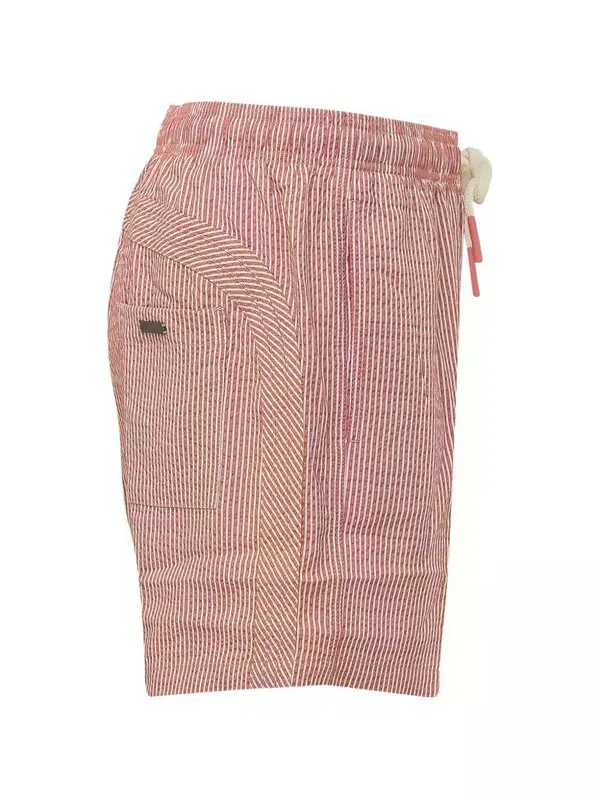 Sundek Striped Seersucker Boardshorts