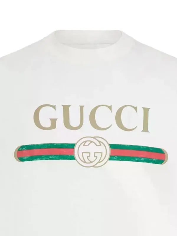 Gucci Interlocking Gg Web Stripe T-shirt