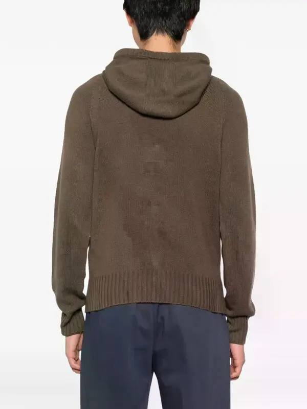 TOM FORD Raglan Sleeve Knitted Hoodie
