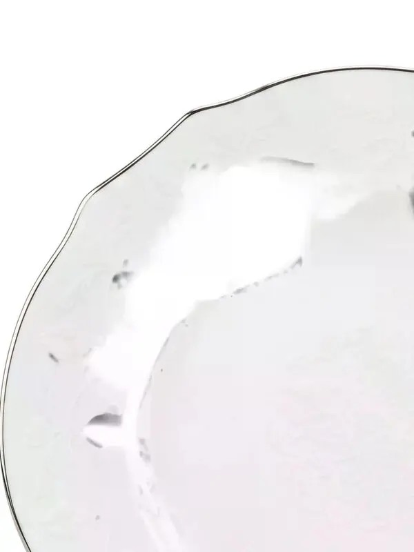 GINORI 1735 Duchessa Platinum-trim Plate