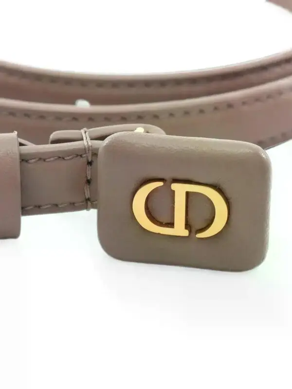 Dior 2010s Cd Logo Leather Belt