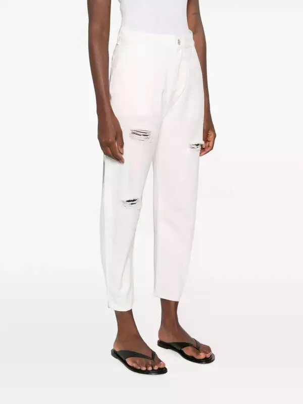 ANIYE BY Distressed Cropped Jeans
