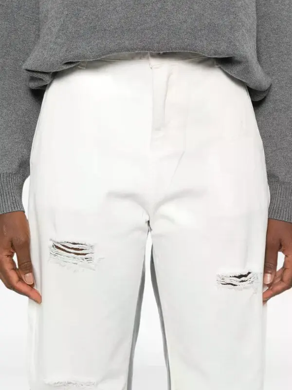 ANIYE BY Distressed Cropped Jeans