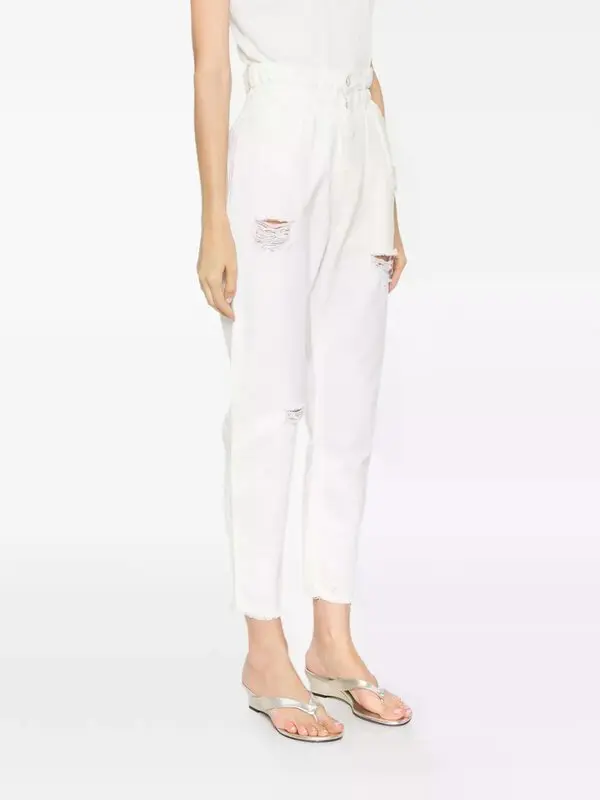 ANIYE BY Distressed Cropped Jeans