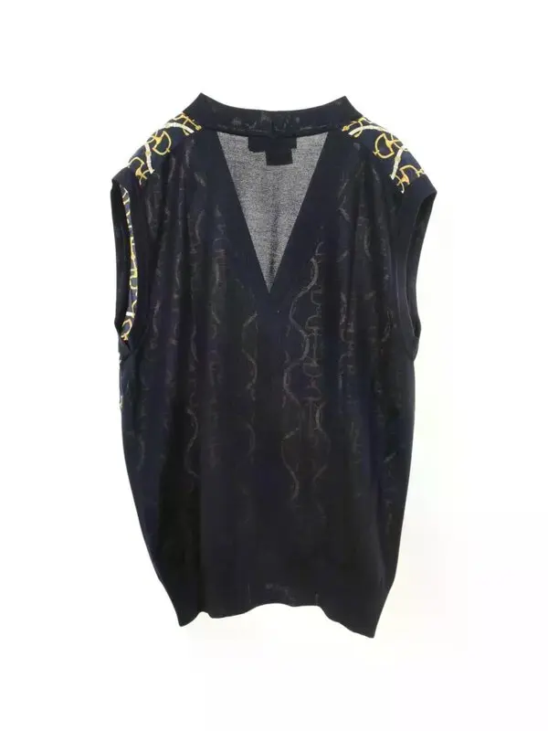 Gucci 2000s Horsebit Pattern Vest