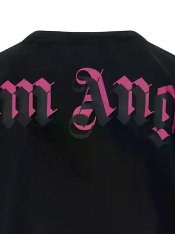 Palm Angels Logo-print Drop-shoulder T-shirt