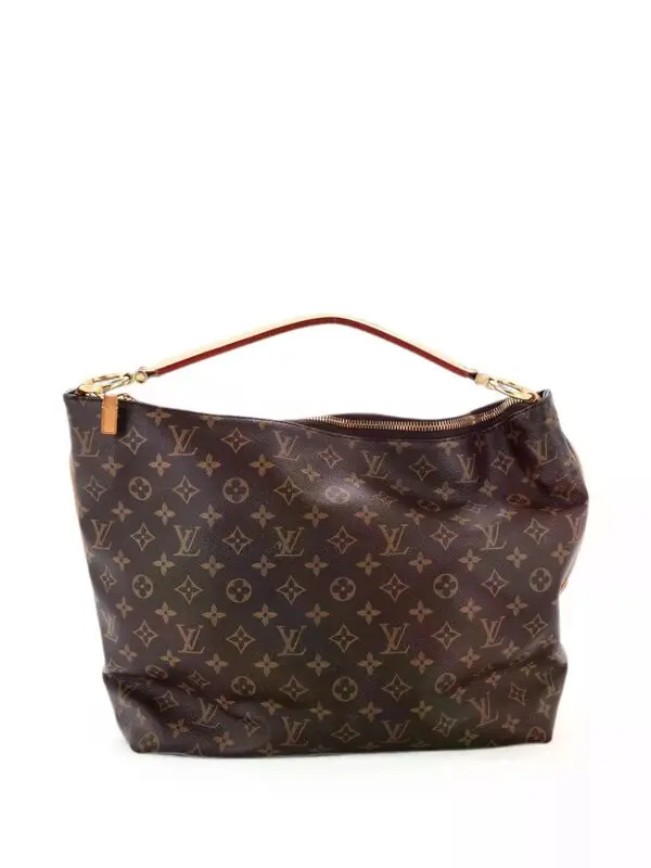 LOUIS VUITTON Monogram Canvas Sully Hobo Bag Mm