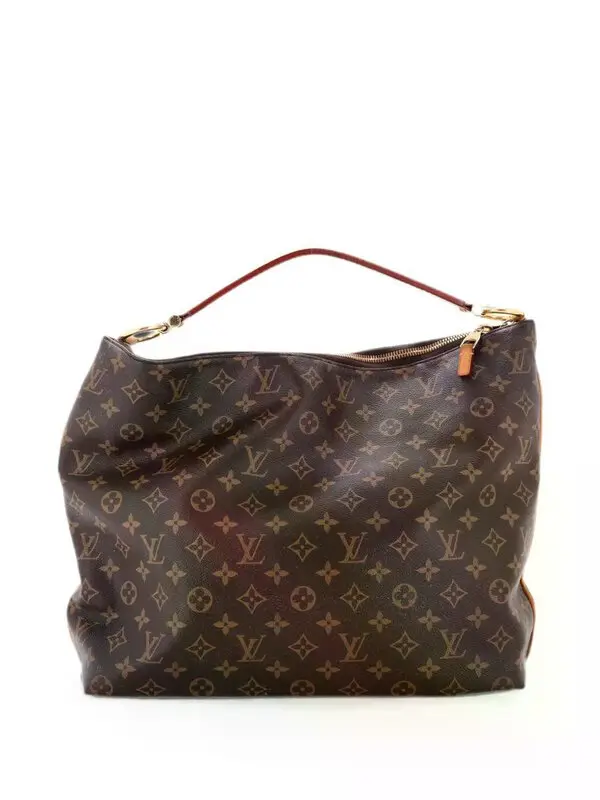 LOUIS VUITTON Monogram Canvas Sully Hobo Bag Mm
